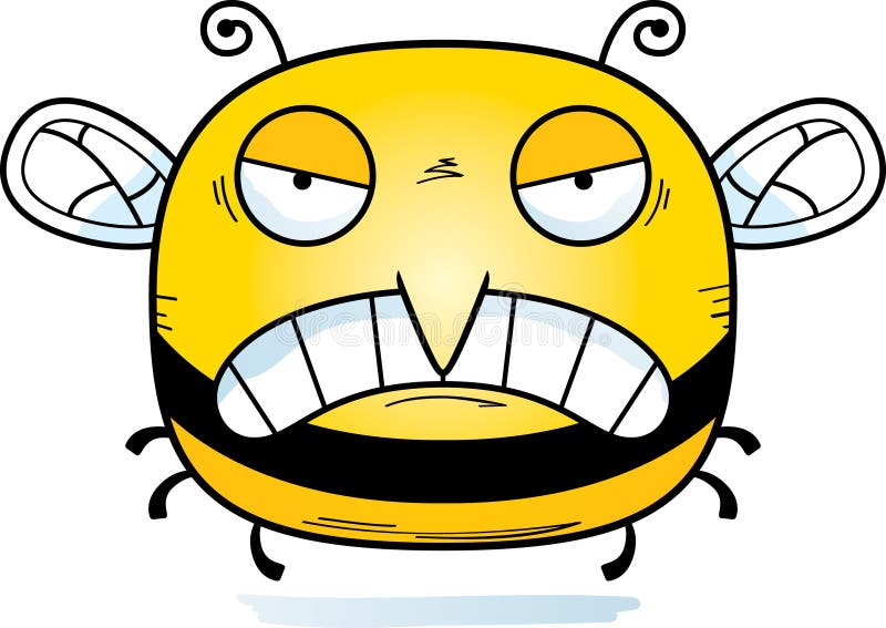 Angry Cartoon Bee Stock Illustrations – 264 Angry Cartoon Bee Stock ...