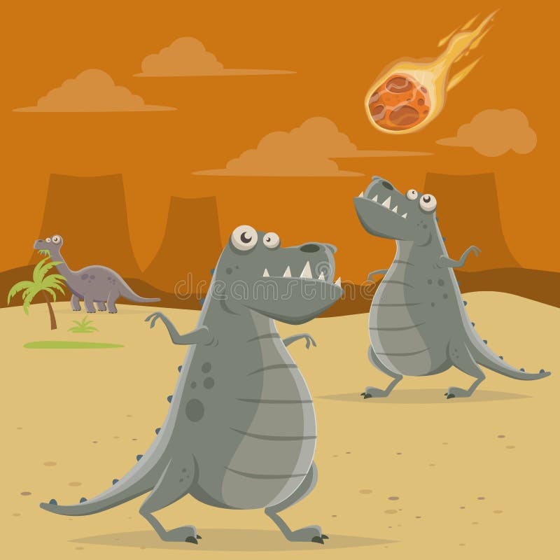 Meteor Dinosaurs Stock Illustrations – 70 Meteor Dinosaurs Stock ...