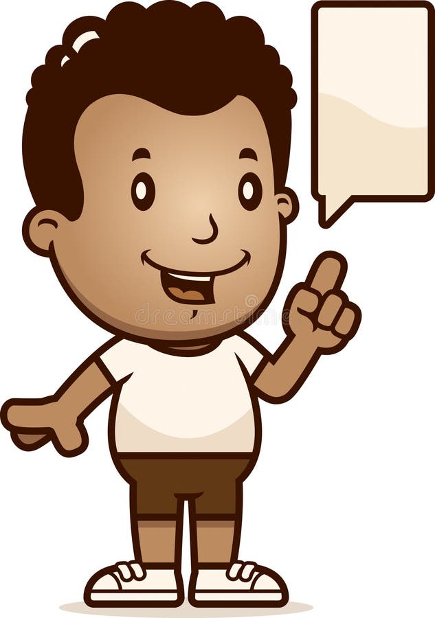 Cartoon Boy Talking stock vector. Illustration of people - 116202942