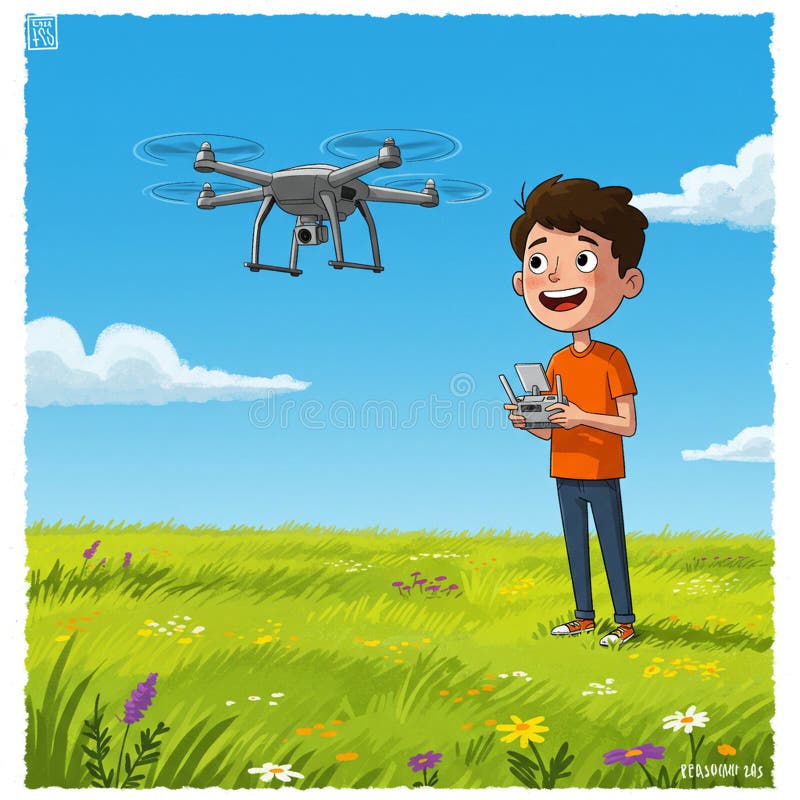 Cartoon Control Drone Stock Illustrations – 3,656 Cartoon Control Drone Stock Illustrations ...