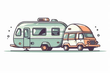 Car Pulling Caravan Stock Illustrations – 55 Car Pulling Caravan Stock ...