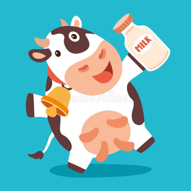 Cartoon Kid Milking a Cow stock vector. Illustration of farm - 249234780