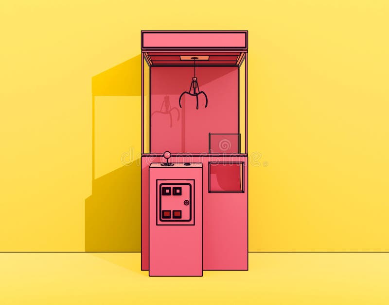 Arcade Game Machine stock illustration. Illustration of classic - 34569013