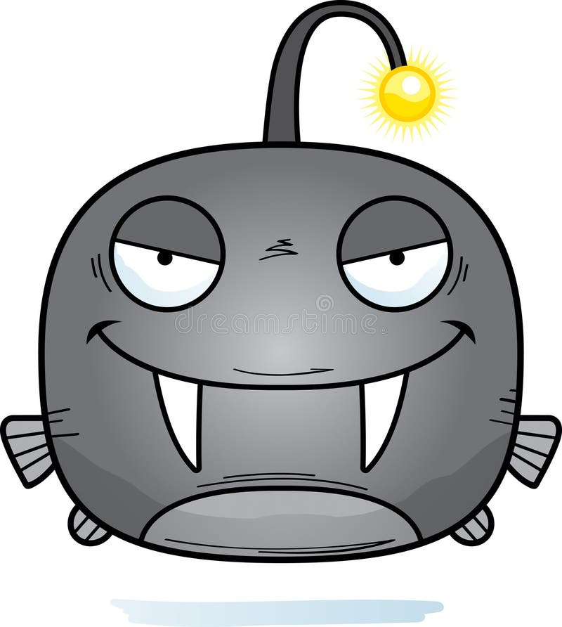 Evil Little Viperfish stock vector. Illustration of angry - 115805937