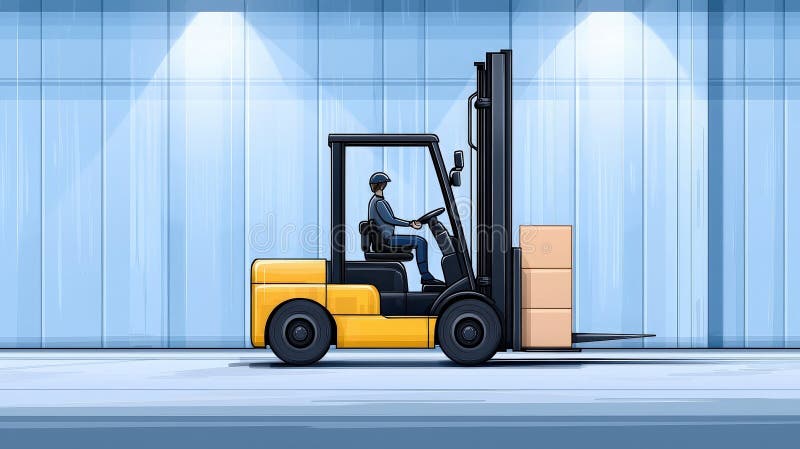 Industrial Warehouse Cartoon Stock Illustrations – 5,702 Industrial ...