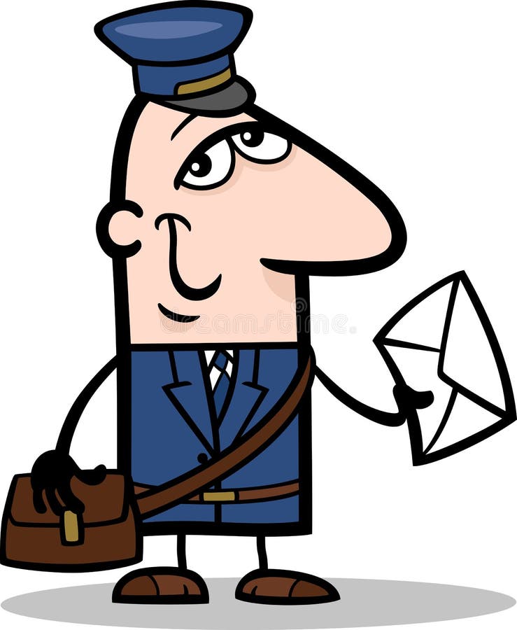 Cartoon Postman Stock Illustrations – 9,537 Cartoon Postman Stock ...