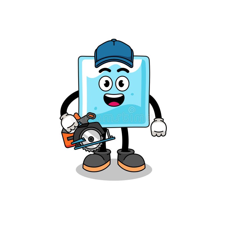 Cartoon Block Ice Character Stock Illustrations – 248 Cartoon Block Ice ...
