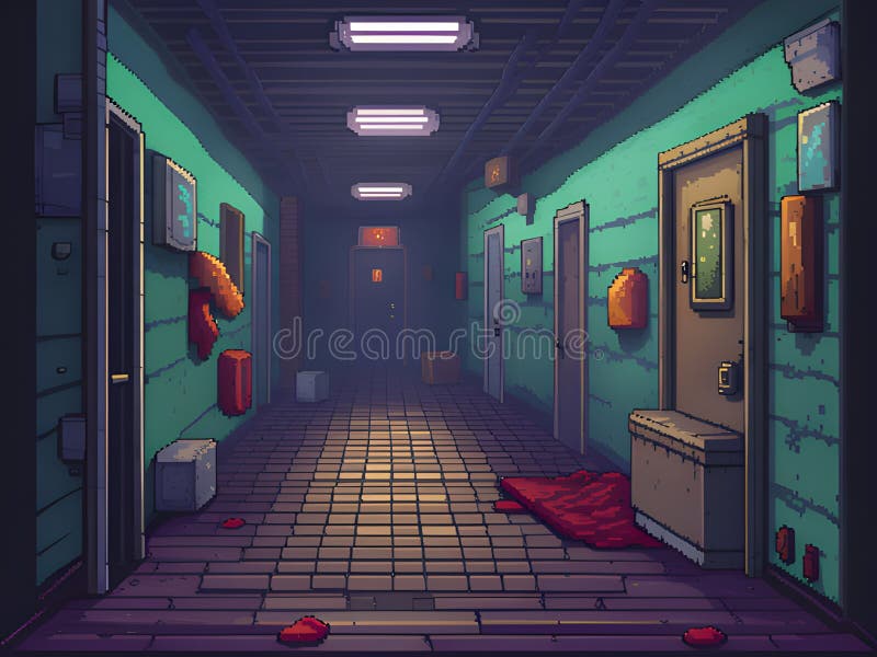 Inside Building Pixel Stock Illustrations – 176 Inside Building Pixel ...
