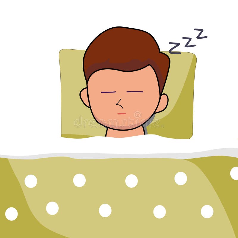 Man Sleeping Bed Stock Illustrations – 5,467 Man Sleeping Bed Stock ...