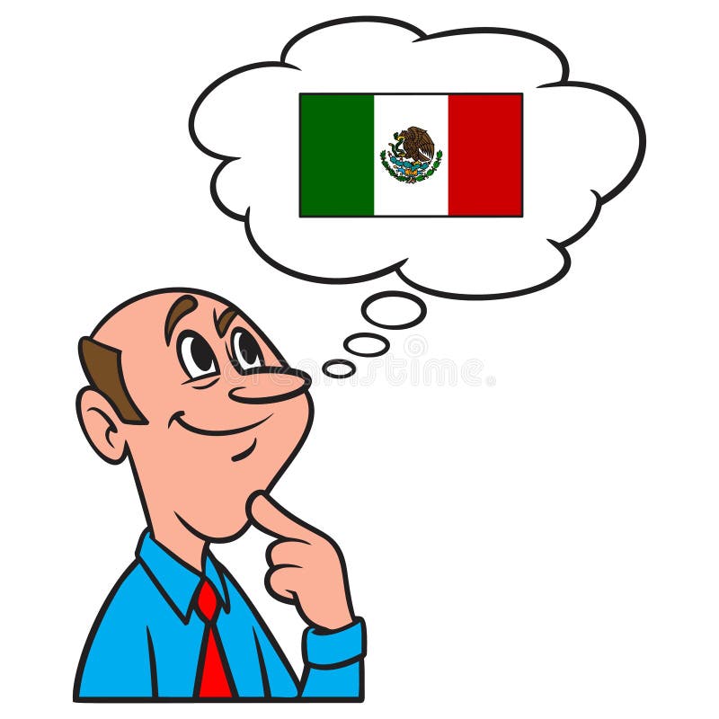 Thinking Mexican Stock Illustrations – 56 Thinking Mexican Stock ...
