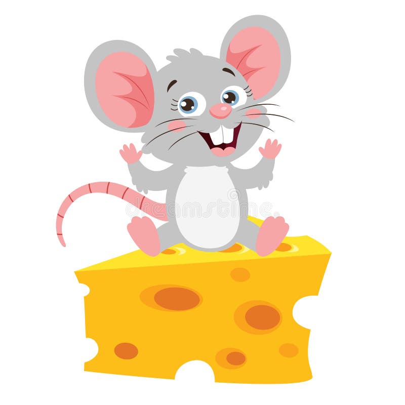 Cartoon Illustration of a Mouse Stock Illustration - Illustration of ...
