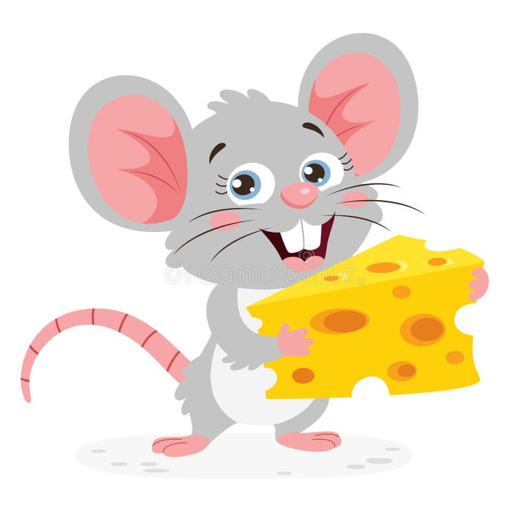 Cartoon Illustration of a Mouse Stock Illustration - Illustration of ...