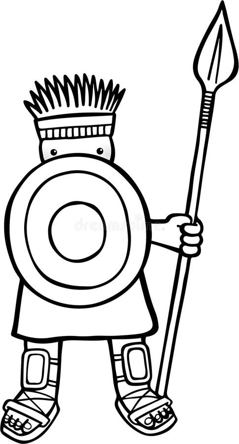 Philistine Soldier stock illustration. Illustration of philistine ...