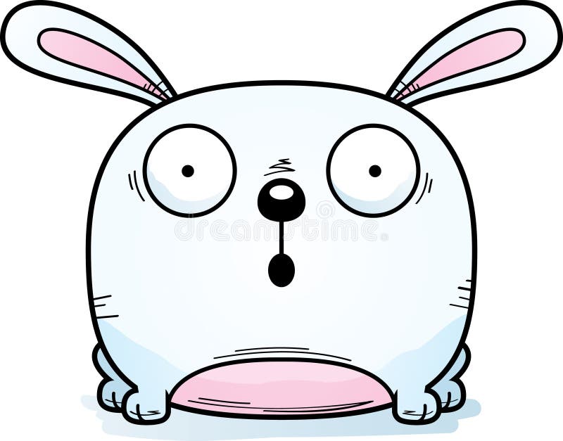 Scared Rabbit stock vector. Illustration of bunny, sweat - 14503945