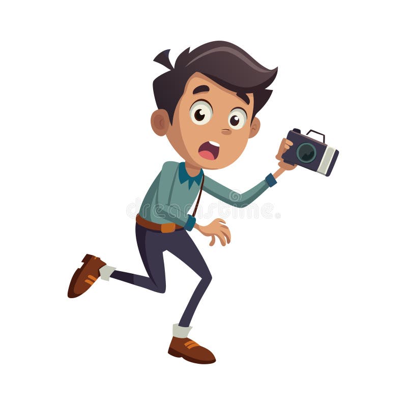 Cartoon Camera Man Character Stock Illustrations – 11,350 Cartoon ...