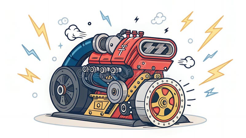 Cartoon Engine Stock Illustrations – 75,940 Cartoon Engine Stock ...