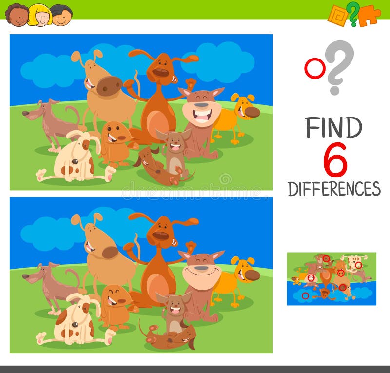 Spot The Differences Stock Vector Illustration Of Character 46668201
