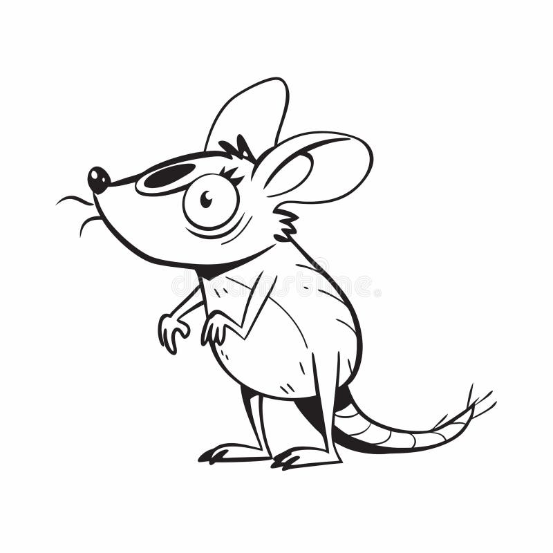 Standing Mouse Cartoon Illustration Stock Illustrations – 2,773 ...