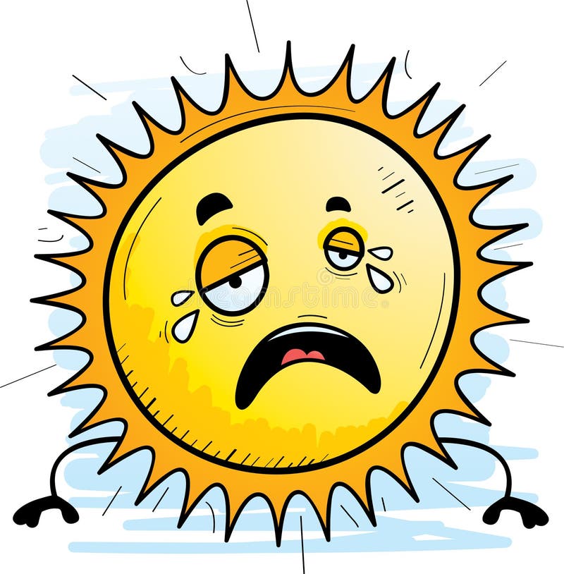 Cartoon Crying Sun Stock Illustrations – 193 Cartoon Crying Sun Stock ...
