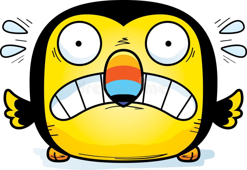 Sad Little Toucan stock vector. Illustration of frowning - 47401386