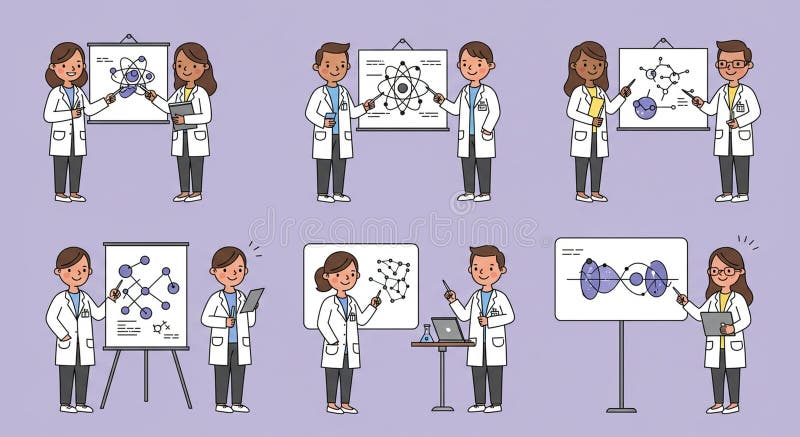 Scientists Cartoon Character Stock Illustrations – 2,253 Scientists ...