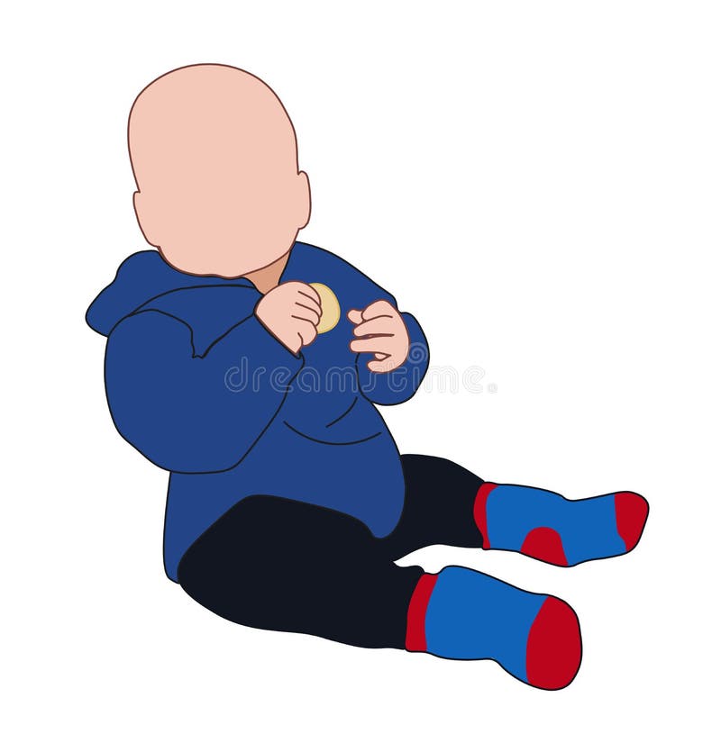 Cartoon Image Child for T-shirt Print a Simple Cartoon Stock Vector ...