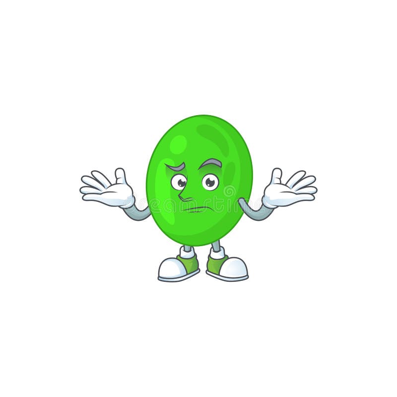 A Cartoon Image of Cocci in Smirking Face Stock Vector - Illustration ...