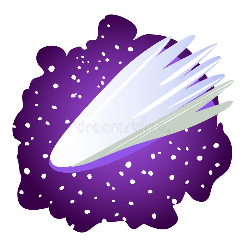 Cartoon image of Comet stock vector. Illustration of atmosphere - 95614229