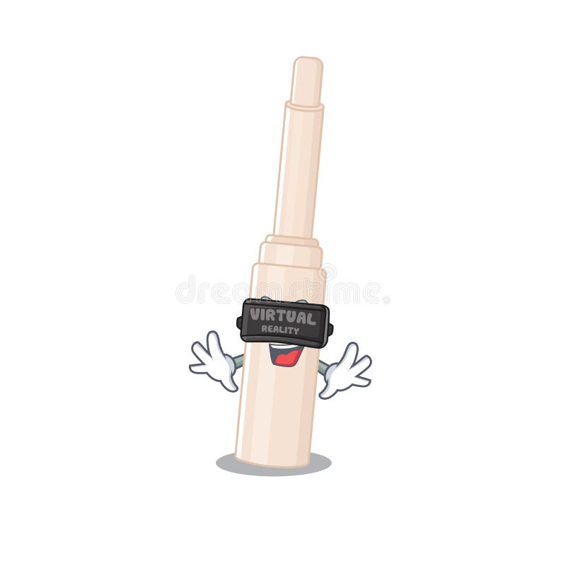 A Cartoon Image of Concealer Stick Using Modern Virtual Reality Headset ...