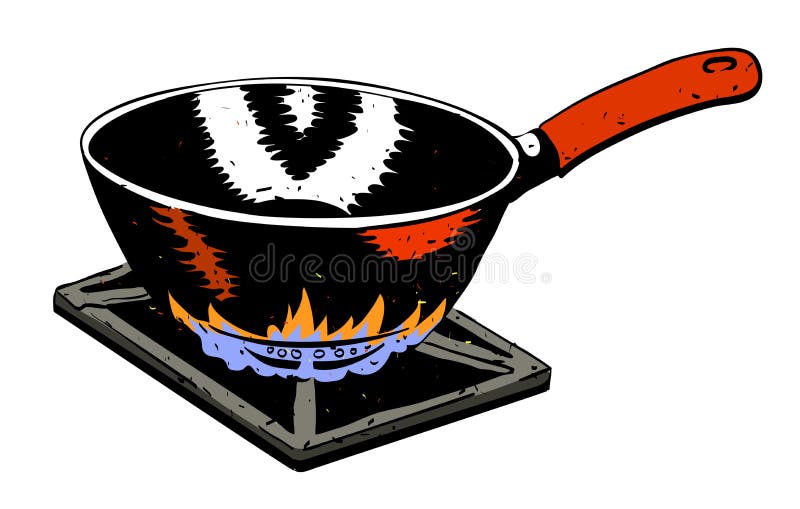 Art Clip Frying Pan Stock Illustrations – 345 Art Clip Frying Pan Stock ...
