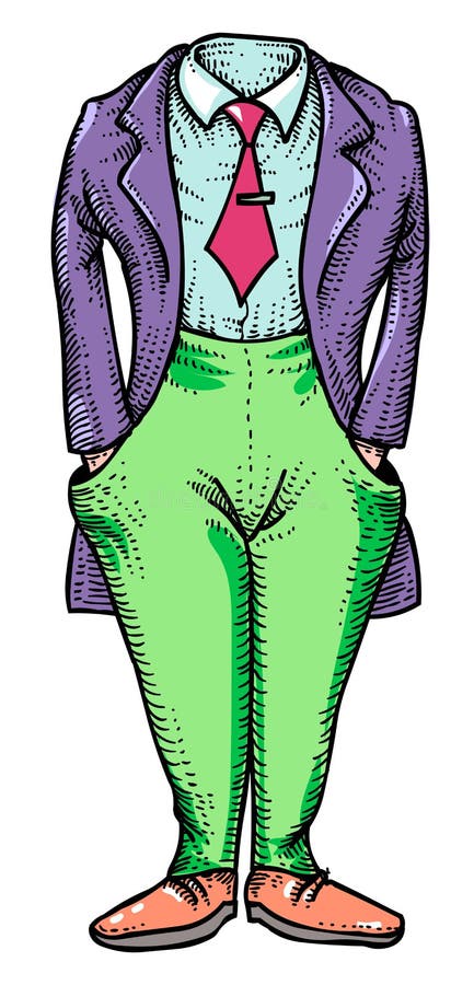 Headless man-100 stock vector. Illustration of father - 95646312