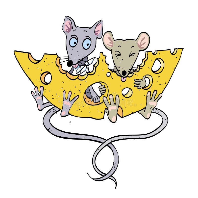 Crazy mice stock vector. Illustration of crazy, cartoon - 10781024