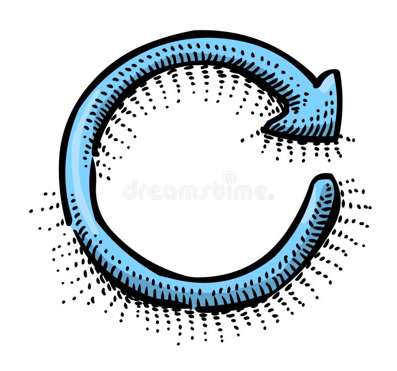 Cartoon image of Refresh stock vector. Illustration of background ...