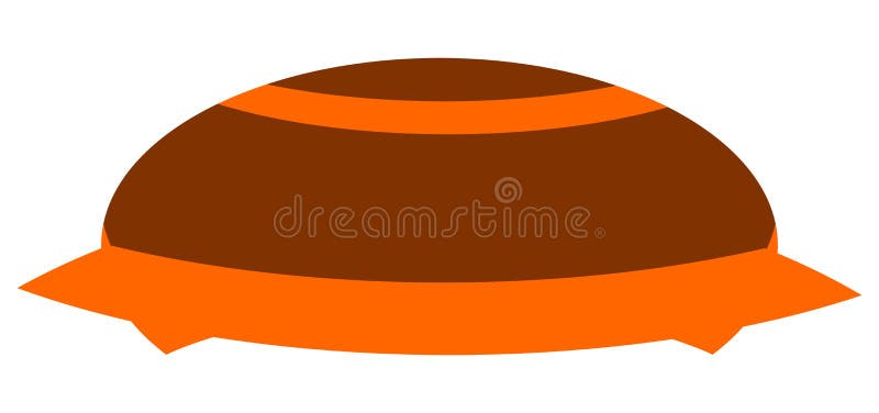 Cartoon Image. Vector of an Orange Turtle Stock Illustration ...