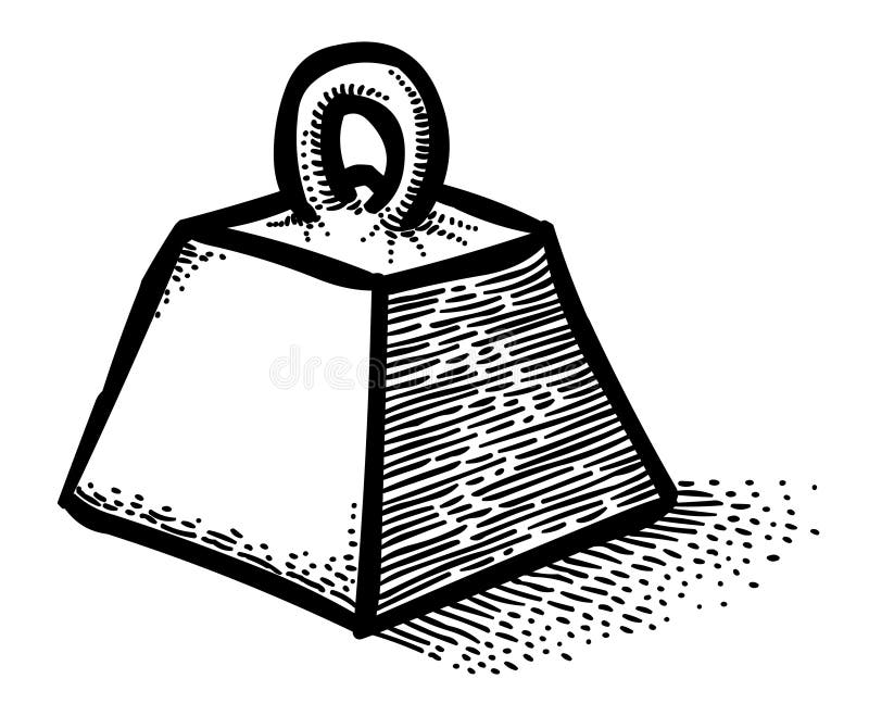 Cartoon Image of Weight Icon Stock Vector - Illustration of iron ...