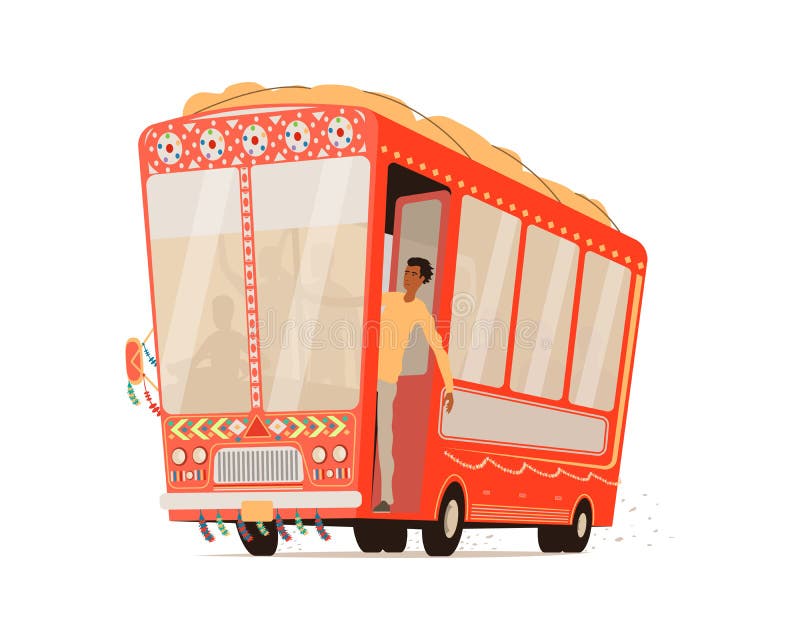 Indian Bus Stock Illustrations – 277 Indian Bus Stock Illustrations ...