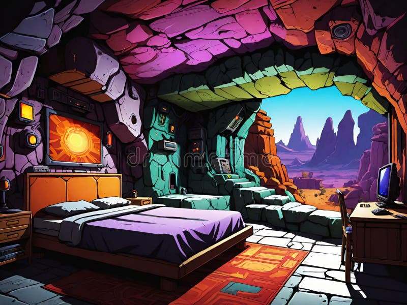 Cartoon Interior Cave Stock Illustrations – 637 Cartoon Interior Cave ...