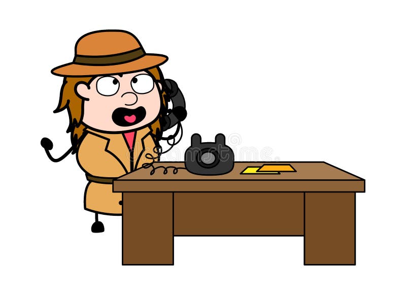 Cartoon Police Phone Stock Illustrations – 950 Cartoon Police Phone ...