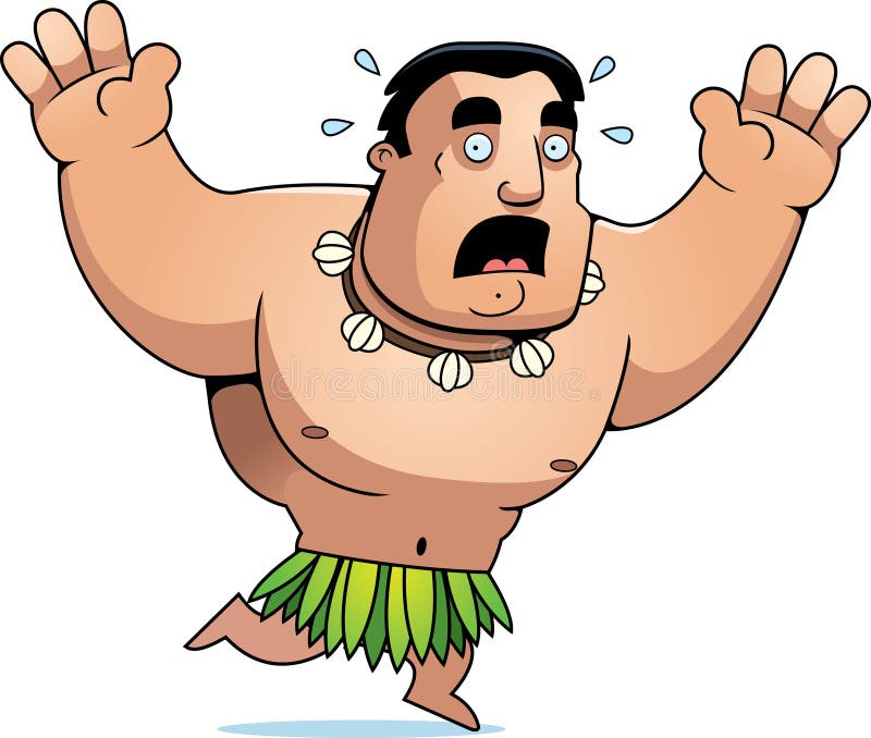 Cartoon Islander Panic Stock Illustrations – 1 Cartoon Islander Panic ...