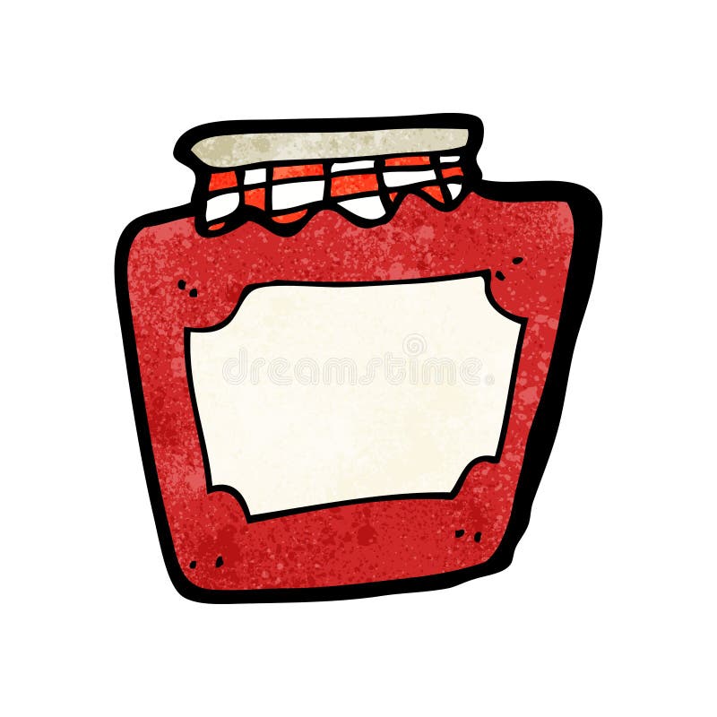 Cartoon jam jar stock vector. Illustration of doodle - 38073481