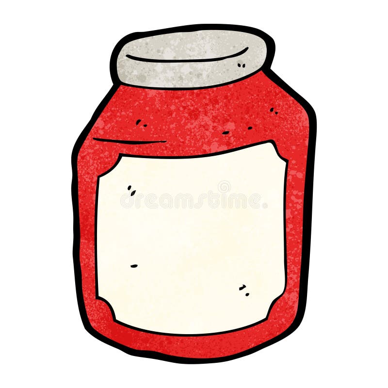 Cartoon jam jar stock vector. Illustration of doodle - 38088042