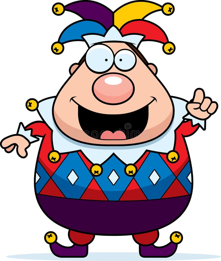 Jester or Joker Cartoon Illustration Stock Vector - Illustration of ...