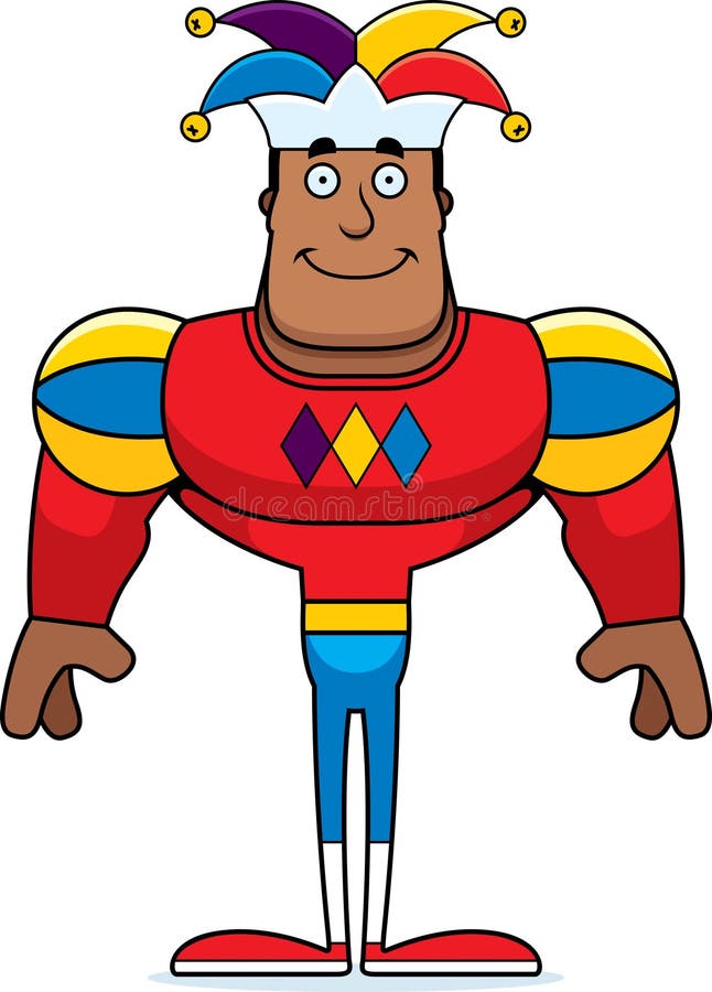 Cartoon Smiling Jester stock vector. Illustration of fool - 116274723