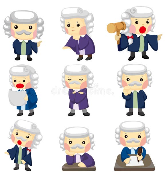 Judge Face Character Set Stock Illustrations – 292 Judge Face Character ...