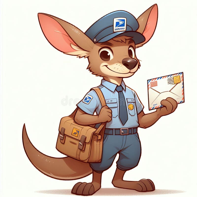 Cartoon Mail Carrier Bag Letter Stock Illustrations – 647 Cartoon Mail ...