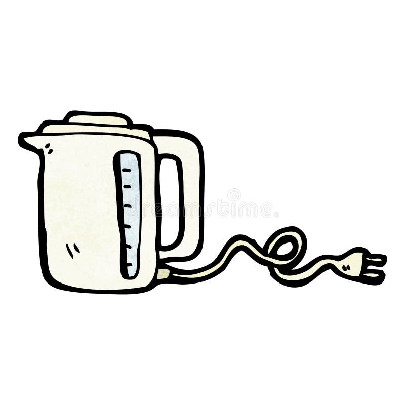 Cartoon kettle stock vector. Illustration of cute, quirky - 38058858
