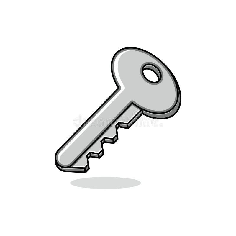 Cartoon key stock vector. Illustration of cartoon, safety - 28086773