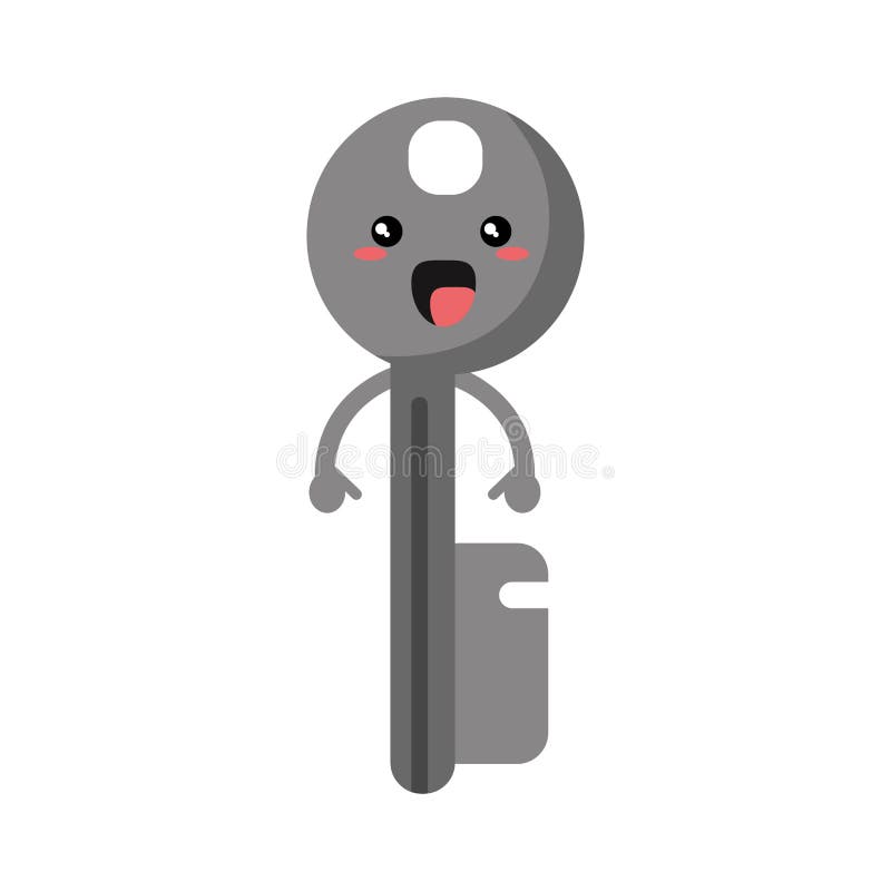 Cartoon key stock vector. Illustration of cartoon, safety - 28086773