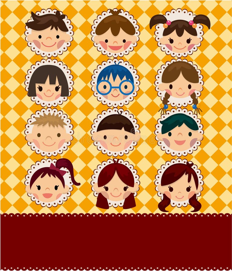 Kid Face Card Stock Illustrations – 44,047 Kid Face Card Stock ...