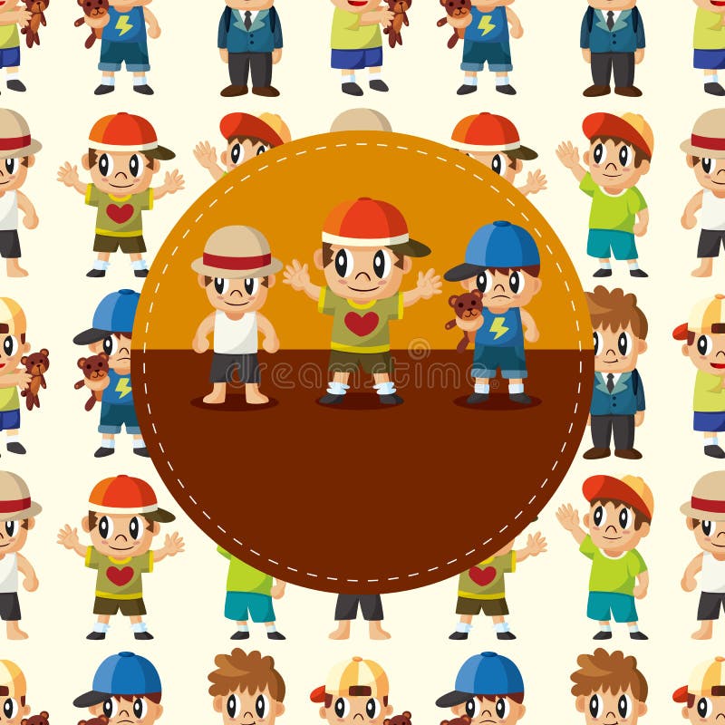 Cartoon kid card stock vector. Illustration of cute, invitation - 21951923